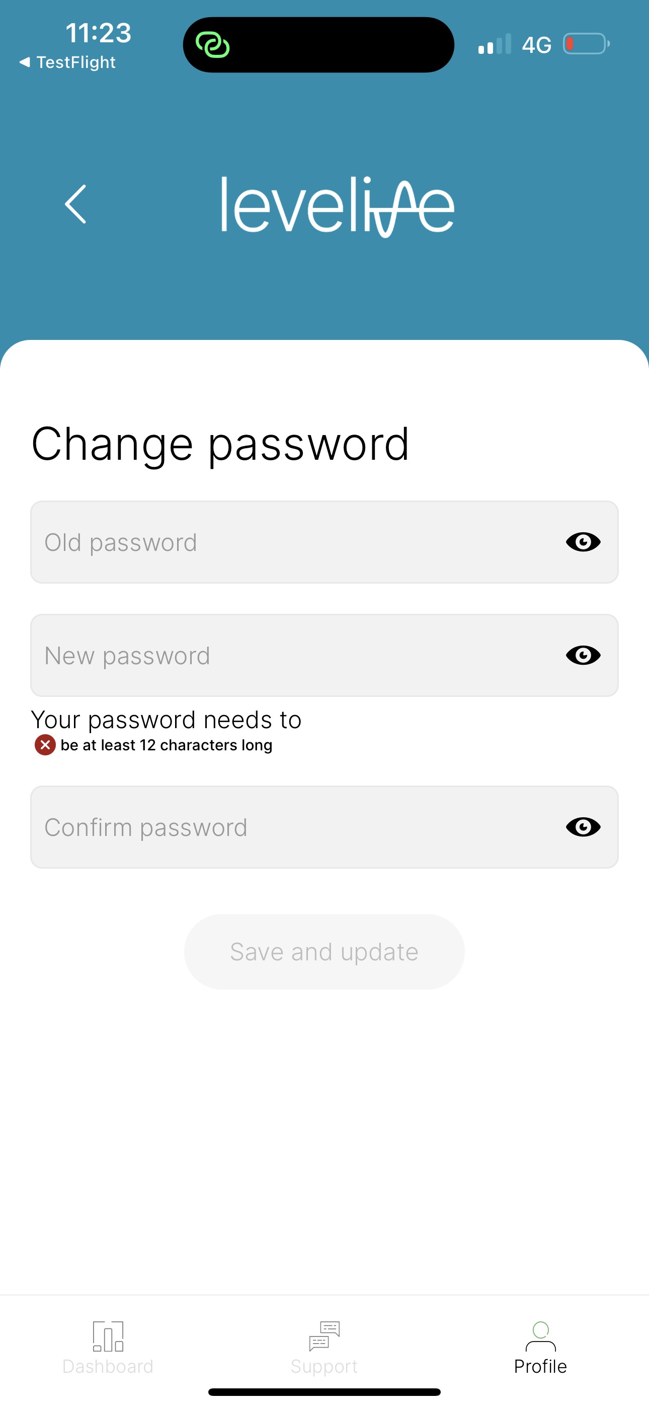 Levelise app - Profile – Levelise